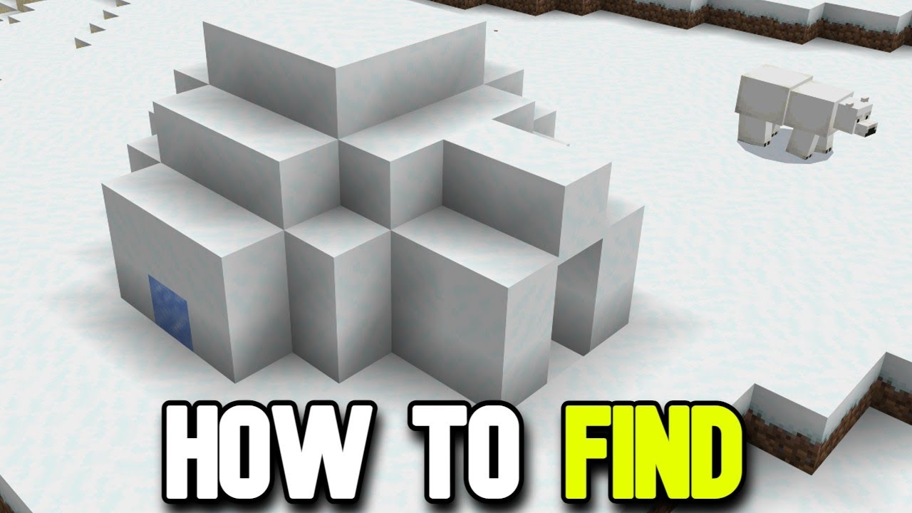 How to Find the Nearest Igloo in Minecraft (Java & Bedrock) - YouTube