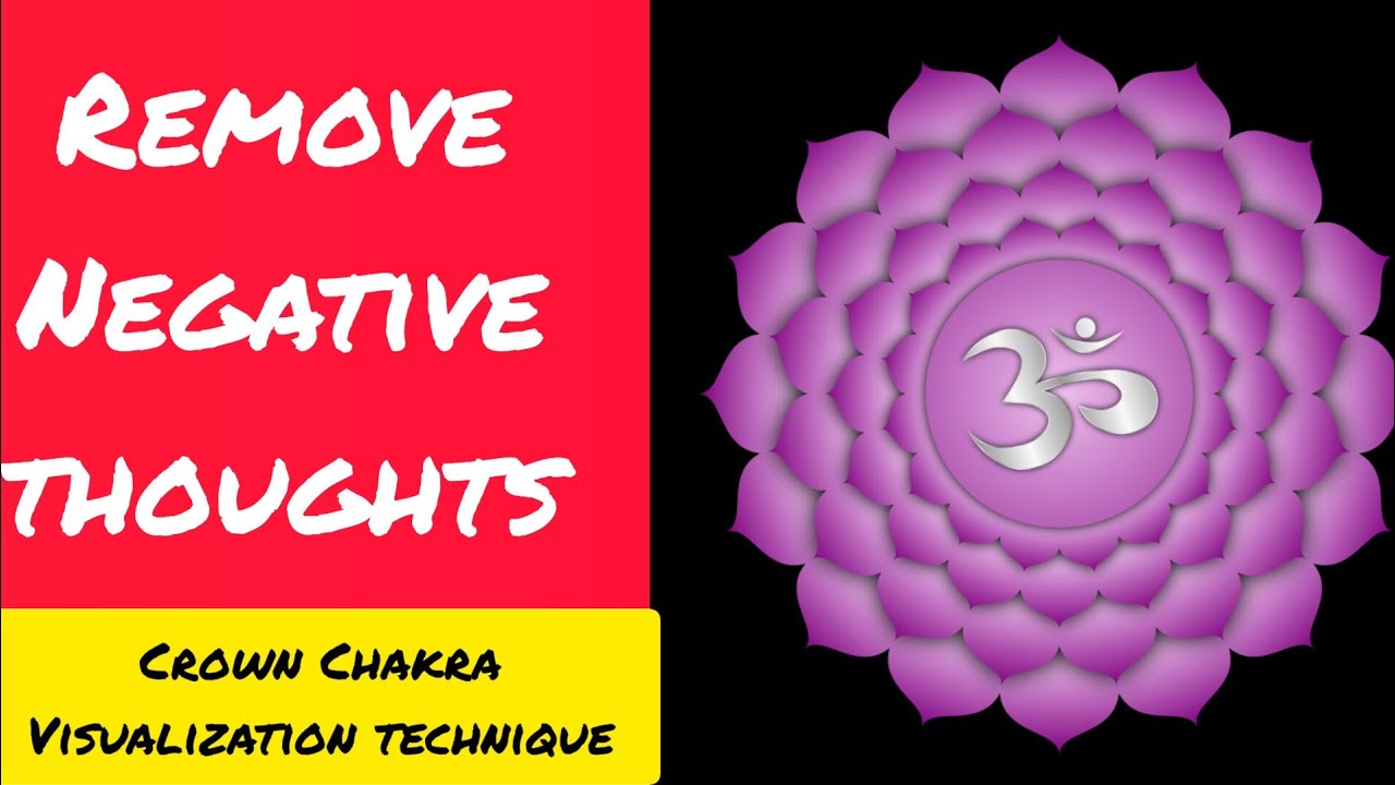 Remove negative thoughts ll Crown Chakra Visualization technique ll ...