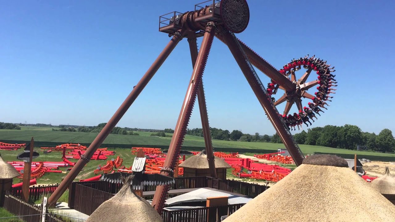 energylandia Aztec Swing - YouTube