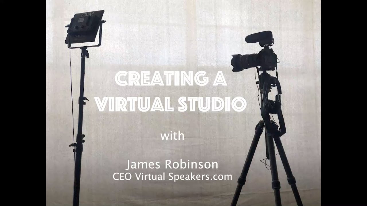 How To Create A Virtual Studio For Home Office & Remote Work - YouTube