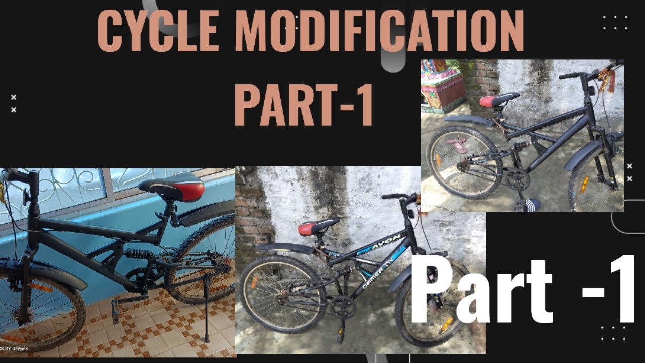 Cycle Modification Colour Exchange 💱 Glossy black to matte black With ...