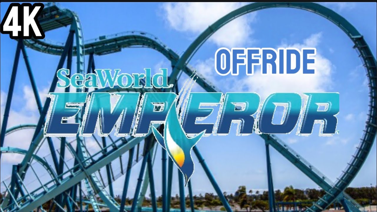 Emperor OFFRIDE | SeaWorld San Diego NEW Dive Coaster! - YouTube