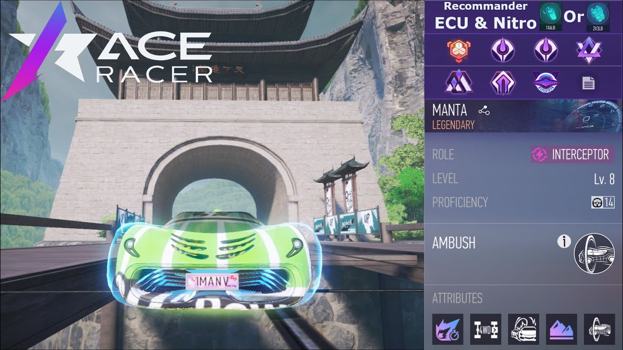 Manta lv8 Gameplay | Ace Racer | Master rank SS8 - YouTube