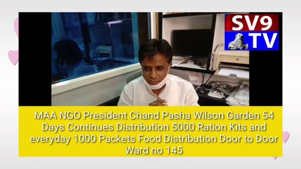 MAA NGO President Chand Pasha Wilson Garden - YouTube