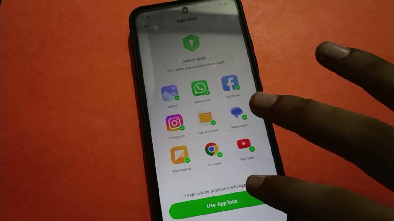 Applock on kaise kare redmi note 12, how to turn on applock redmi mobile - YouTube