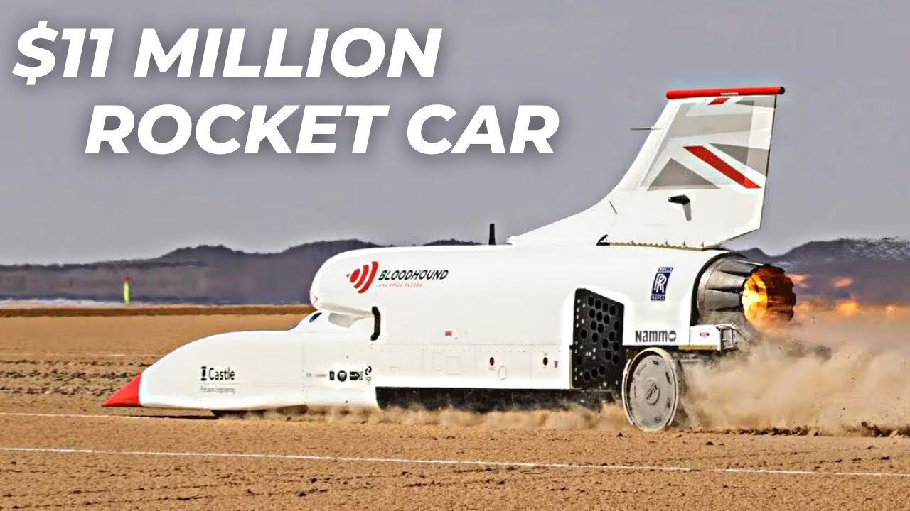 Bloodhound's 1000 mph rocket car being sold for $11 million - YouTube