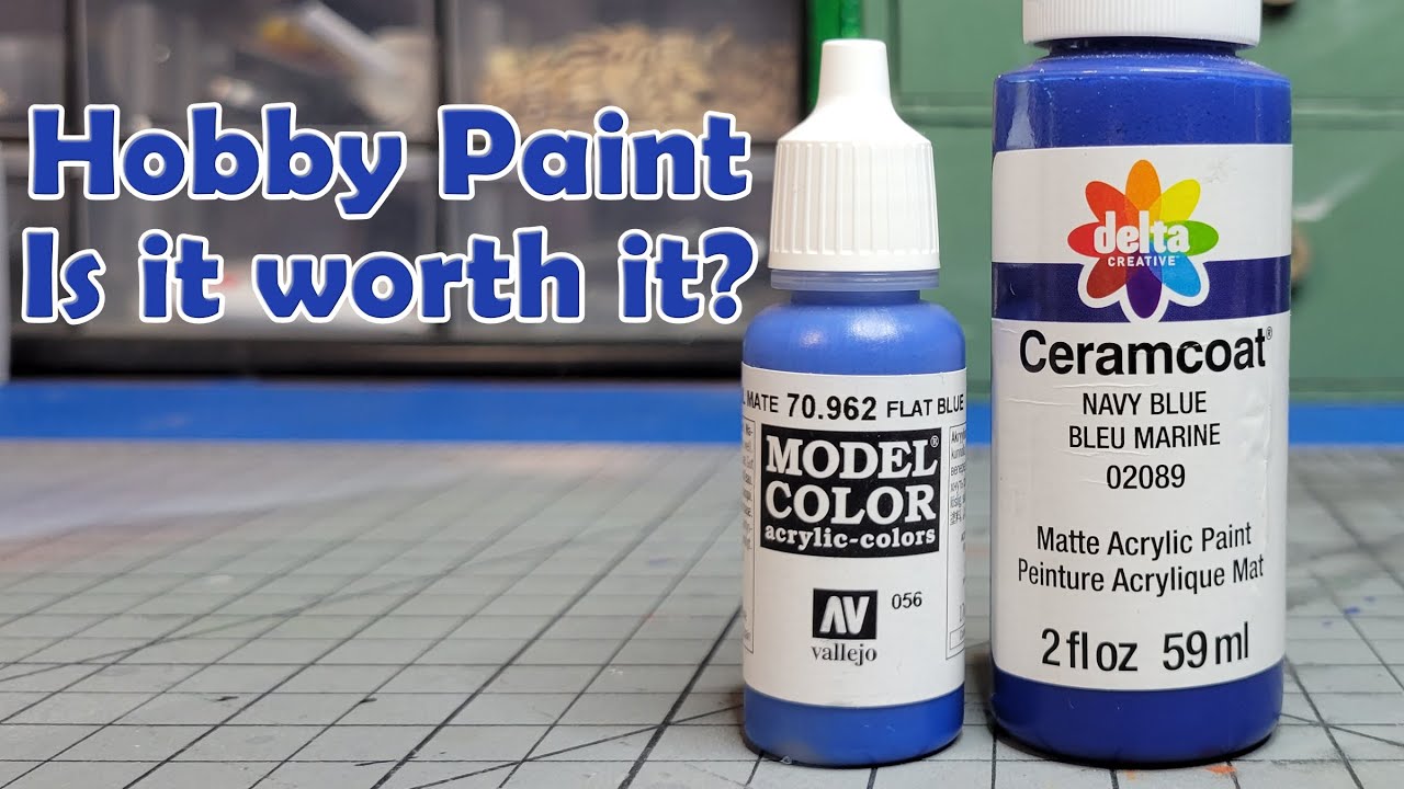 Model Paint vs Craft Paint - Eye Opening Results! - YouTube