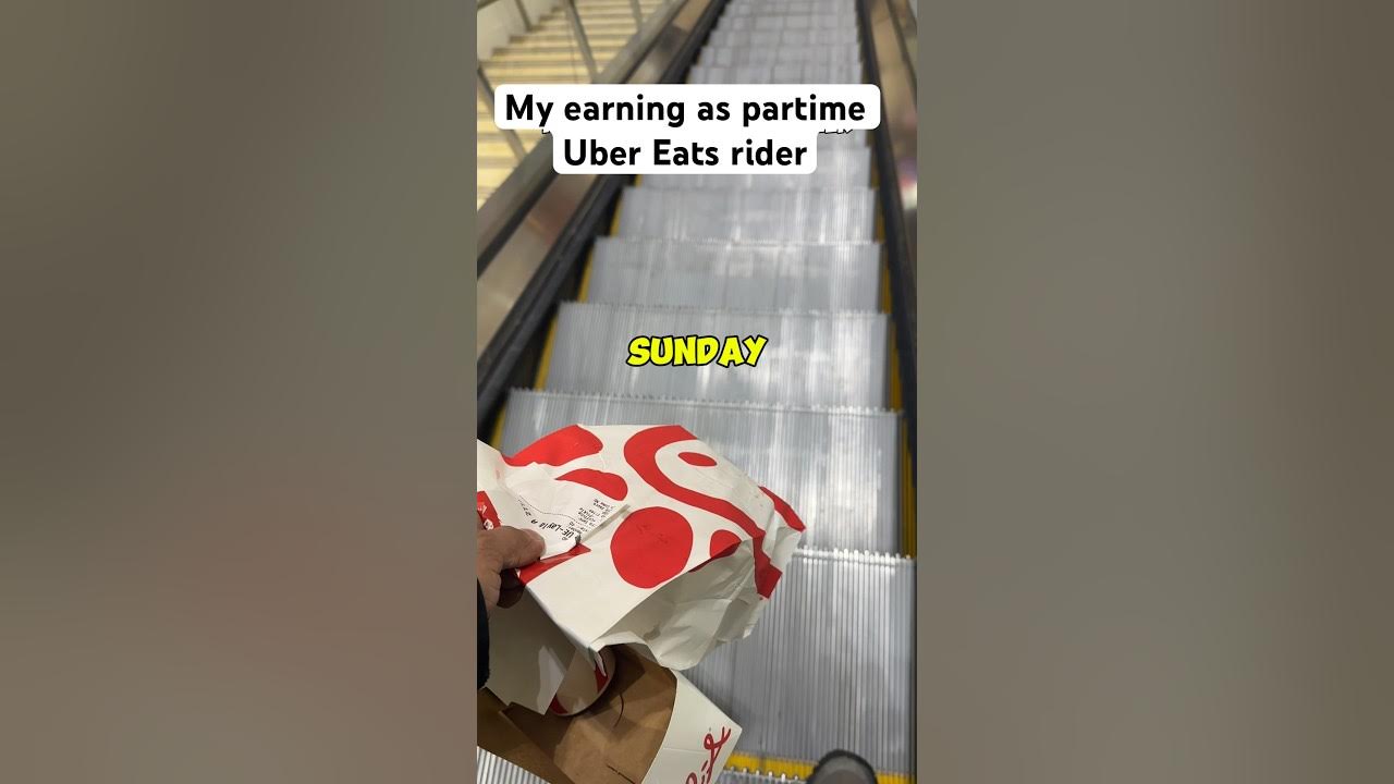 As partime UE rider, this is my earning after 1 week #canada #ubercanada #food #ontarioeats # ...