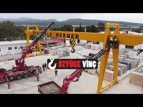 ÖZYÜCE VİNÇ 50 Metre Portal Montajı