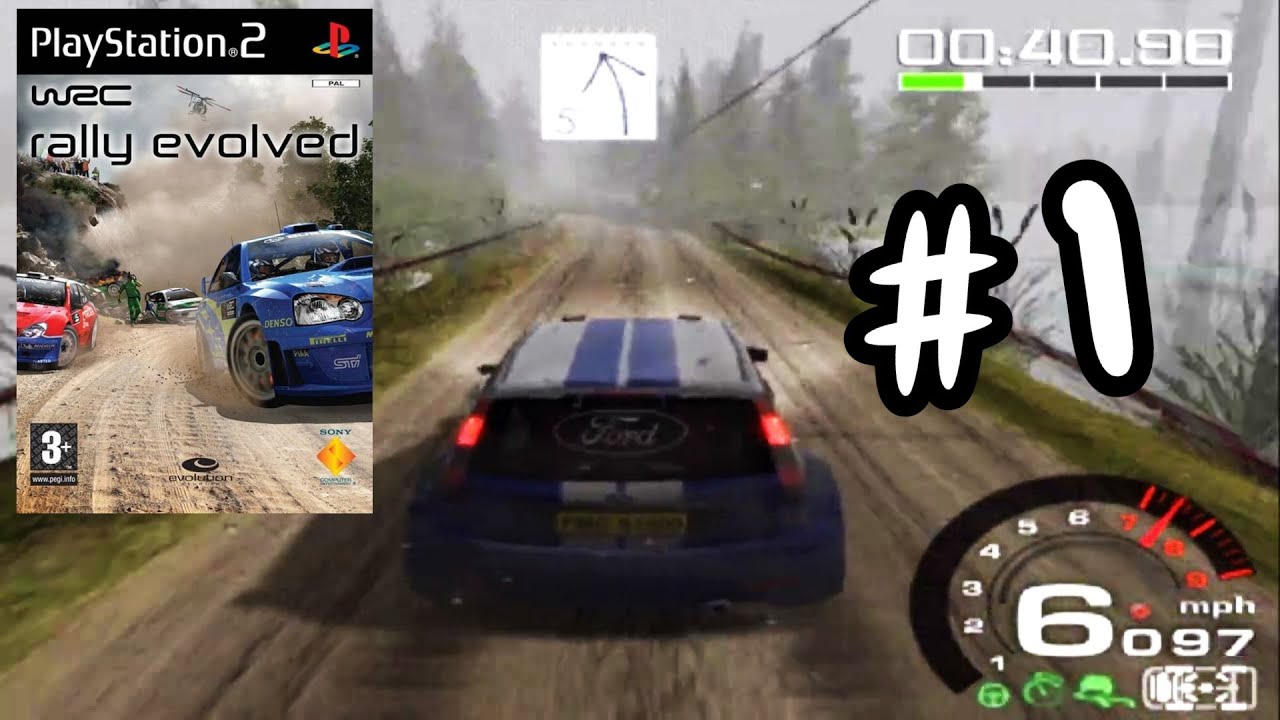 WRC: Rally Evolved Gameplay PS2 Walkthrough Part 1 - YouTube