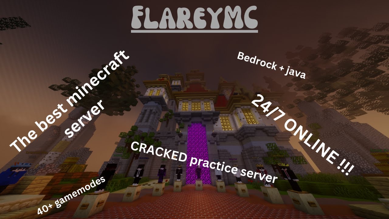 The Best Minecraft Practice Server FlareyMC | Minecraft server ...