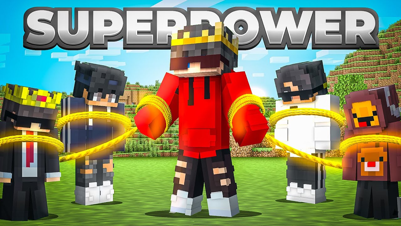 I Snuck into a 'SUPERPOWER ONLY' Minecraft Server ! - YouTube