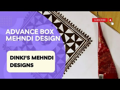 Advance Box Mehndi Design..., Mehendi design, henna design #Dinki's ...