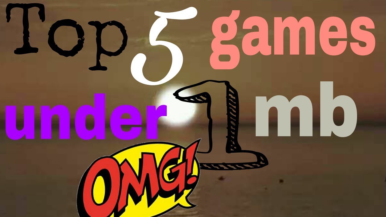Top 5 addictive games under 1mb.....// be smart all in one - YouTube