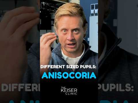 Why Are My Pupils Different Sizes? #anisocoria #eyes #braininjury #brain #concussion #doctor #shorts