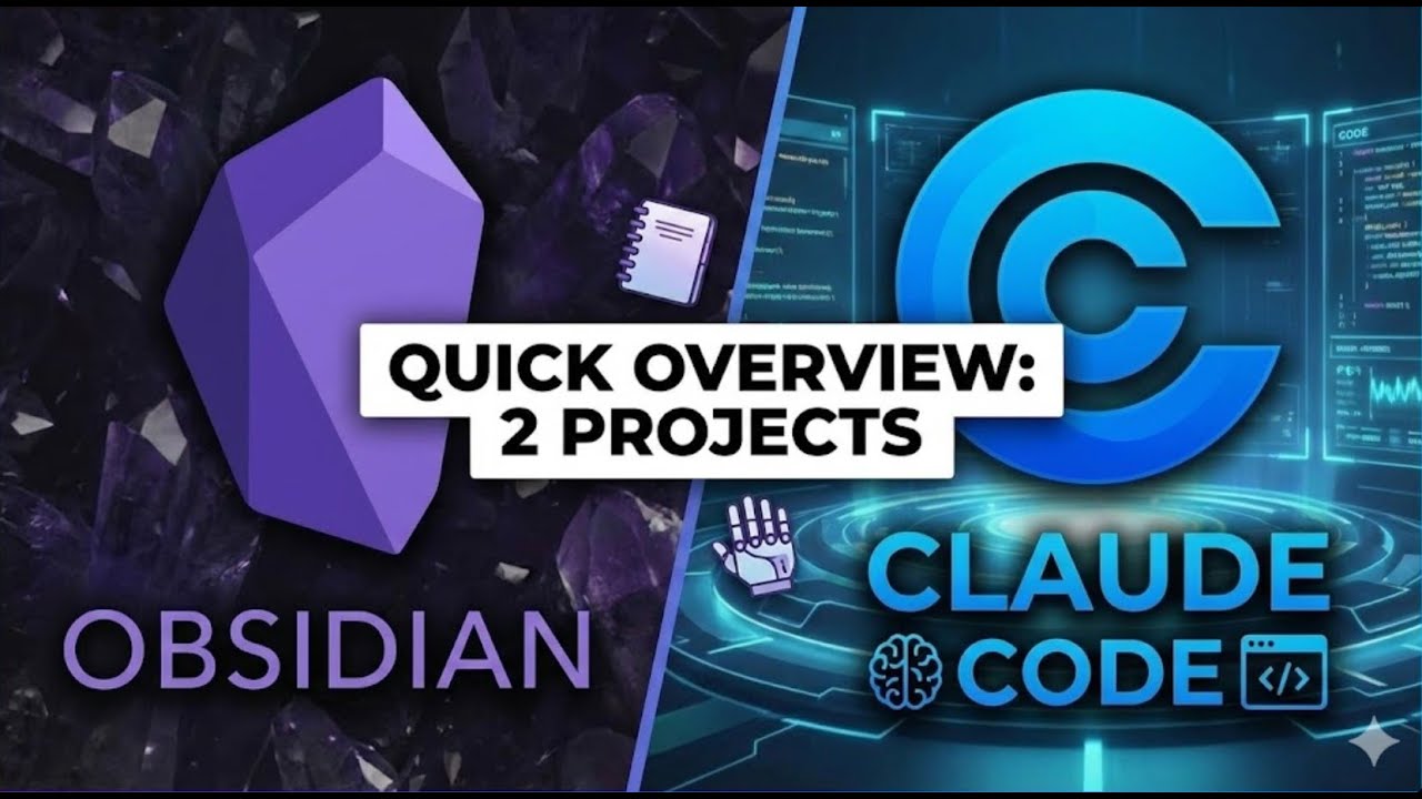 First Two Projects with Obsidian and Claude Code - YouTube