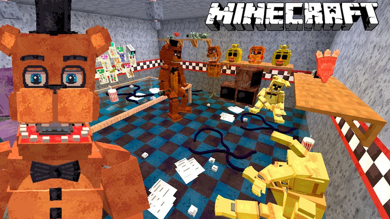 CONSTRUINDO A FREDBEAR FAMILY DINER no MINECRAFT REALISTA (PARTE 4 ...