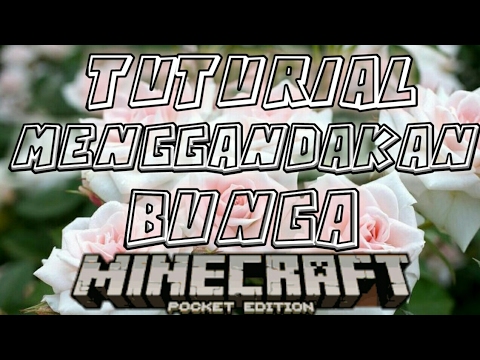 Cara menanam bunga di minecraft survival, tutorial craft - YouTube