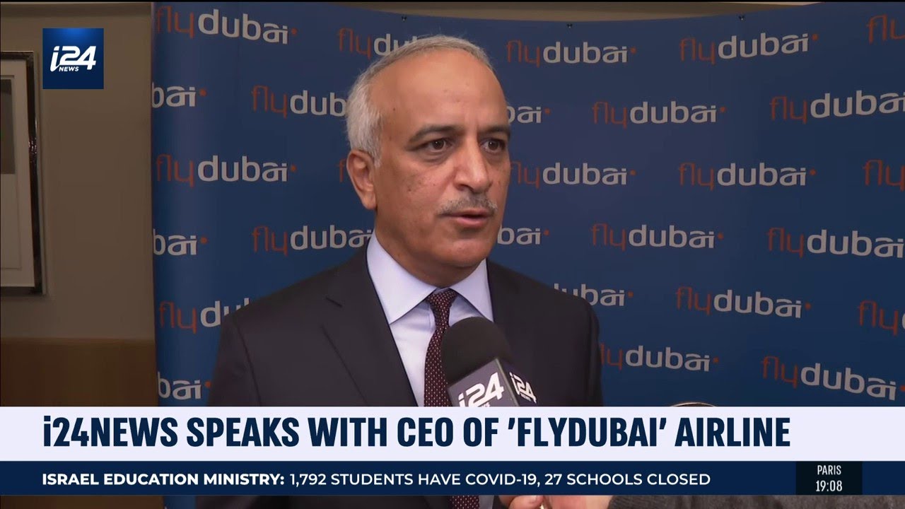 CEO of FlyDubai Airline speaks to i24NEWS - YouTube