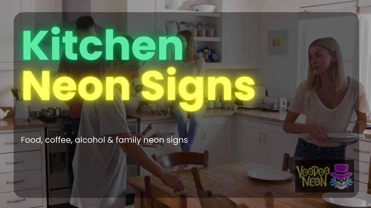 Kitchen Neon Signs - Add a Vibrant Colorful Touch to Kitchen Decor ...