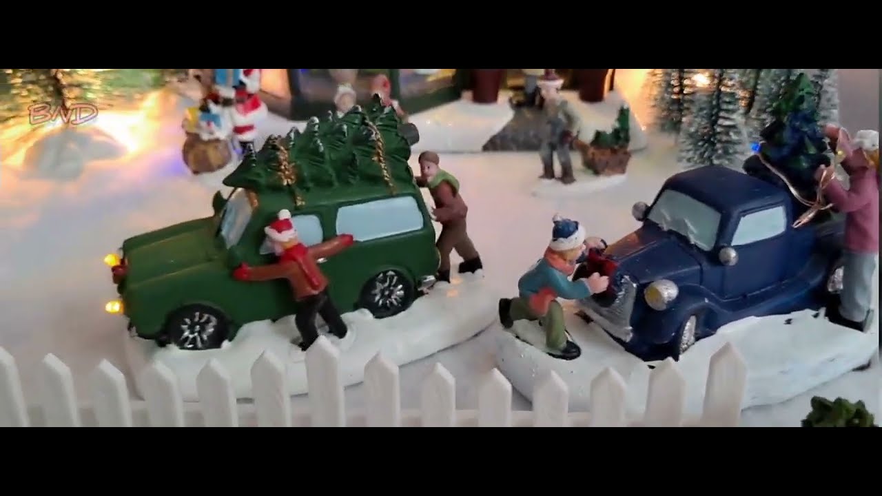 Christmas Village Day Time - YouTube