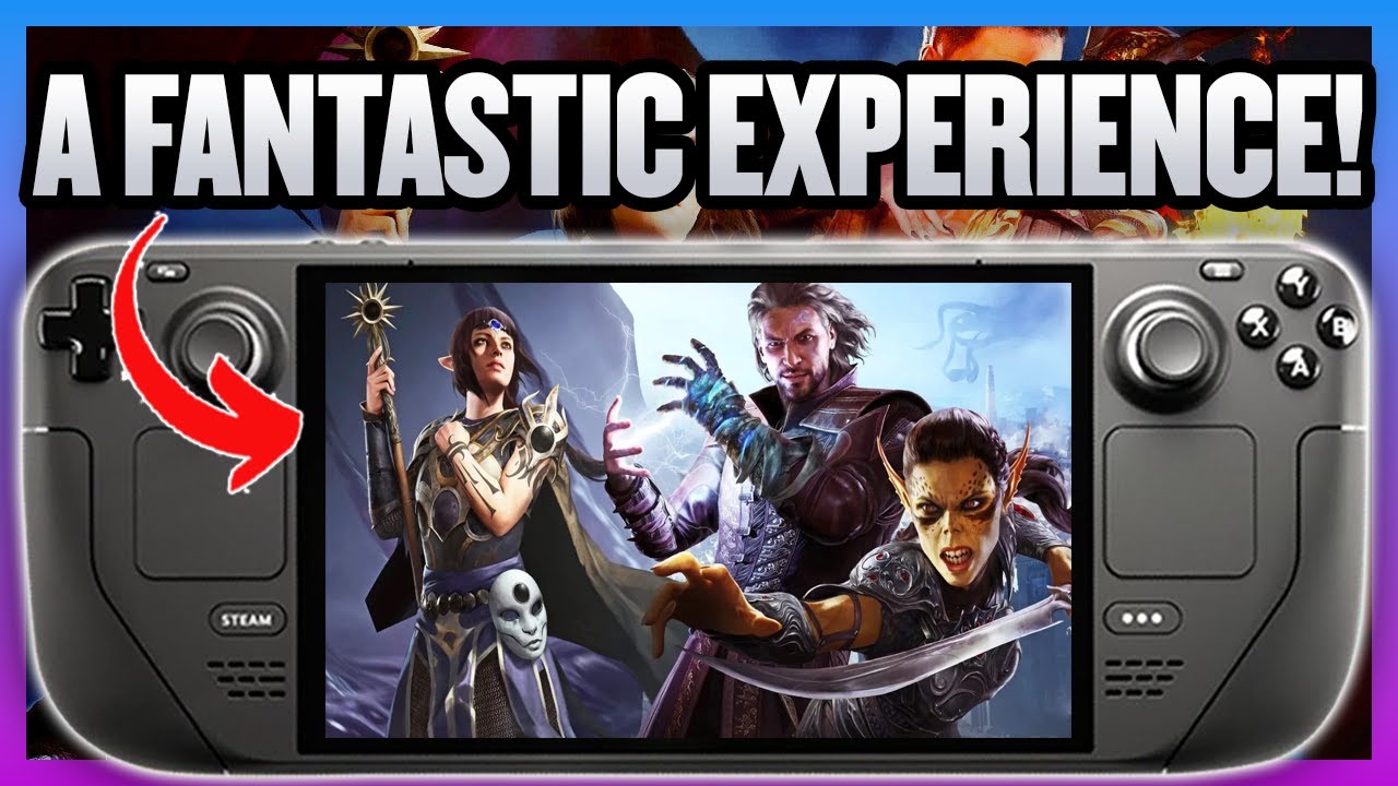 Baldur's Gate 3 On The Steam Deck Is A Fantastic Experience - YouTube