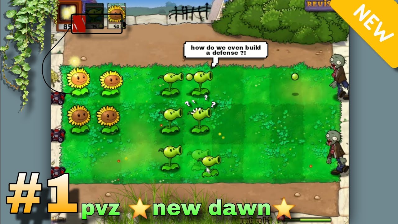 #1 Pvz New Dawn A Nerfed Sunflower #pvzmod #pvzmods - YouTube