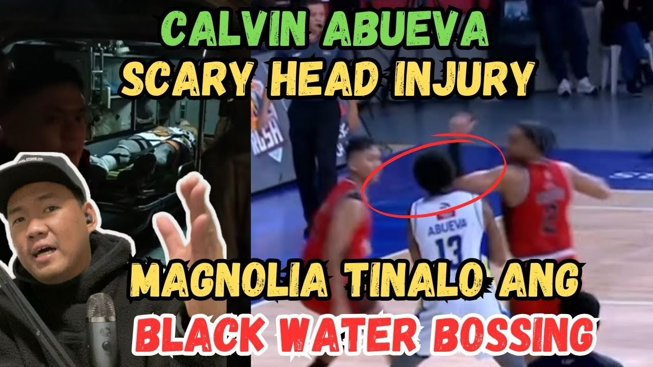 Ginebra | Abueva scary injury | Magnolia vs Bossing - YouTube
