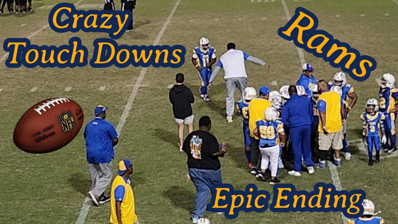 Crazy Ending Rams vs Raiders Youth Football Game #PlayOffs #11 Sheppard ...