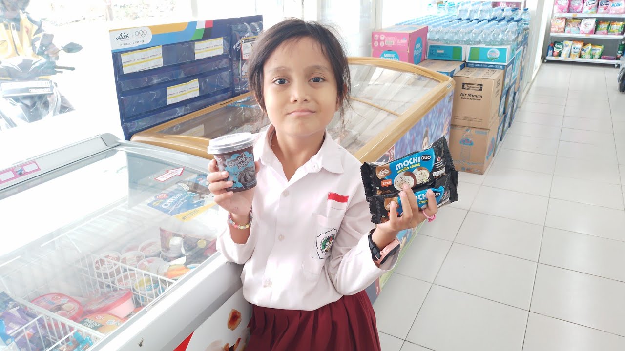 DRAMA BORONG ES KRIM PADDLE POP SHAKY SHAKE & ICE CREAM MOCHI DUO DI ...