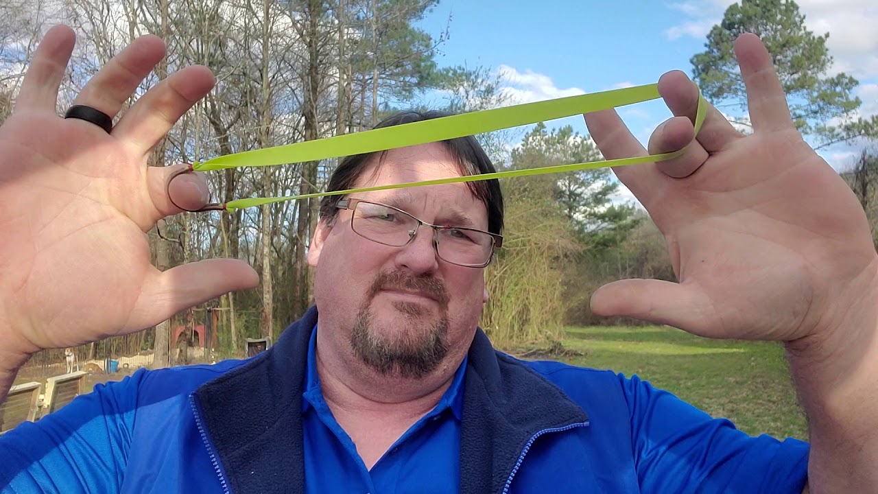 No Frame slingshot , decent distance - YouTube