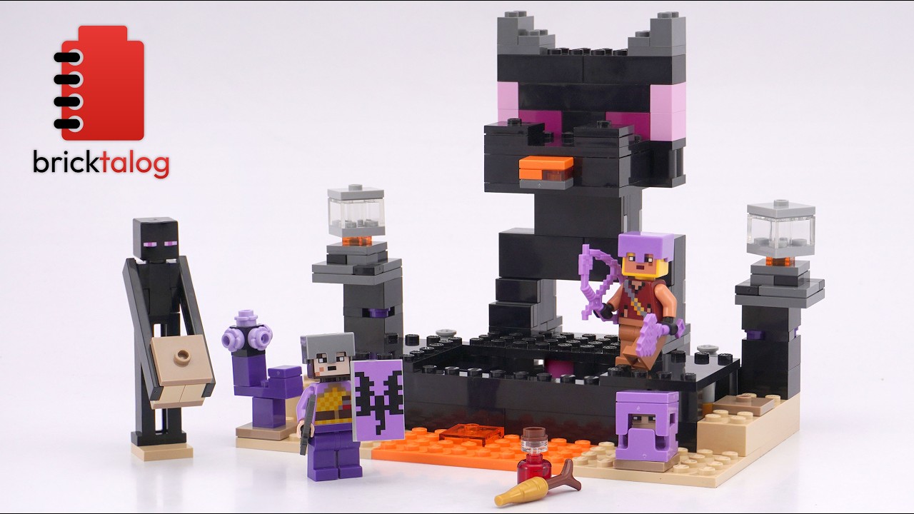LEGO Minecraft 21242 The End Arena Speed Build - YouTube
