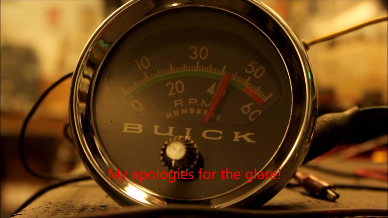 1966 Buick Wildcat Tachometer - YouTube