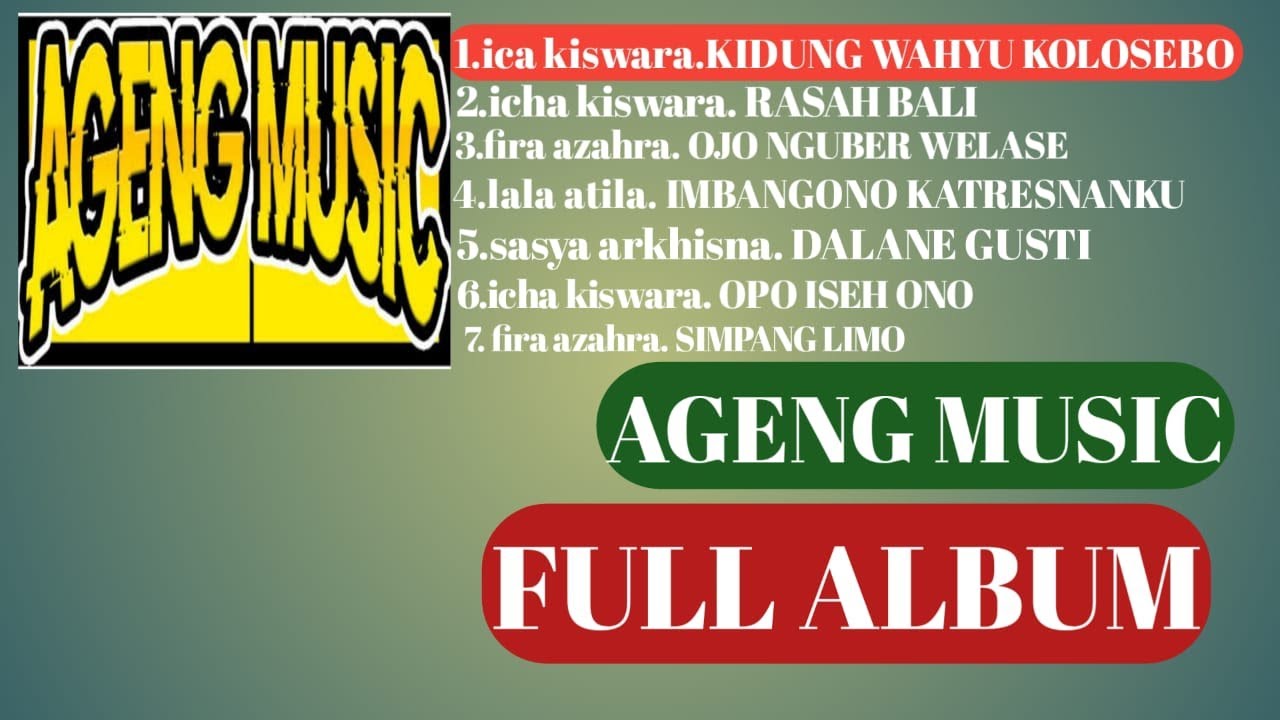 AGENG MUSIC full album - YouTube