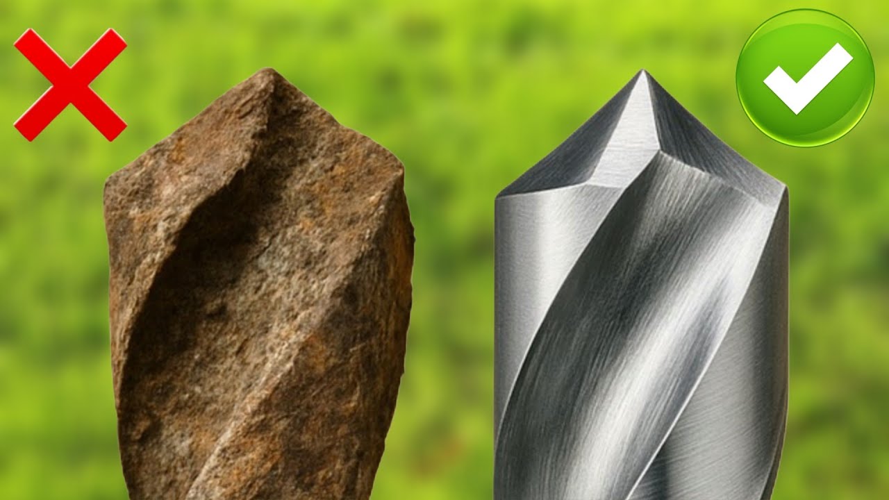 A first in the world, even the drill bit method as if it came out of ...