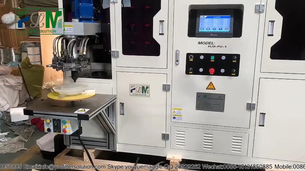 Single Station PU Glue Injection Machine used to pour pu for truck air ...