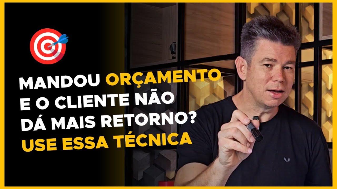 Mandou orçamento e o cliente não dá mais retorno? Use essa técnica 🎯 ...