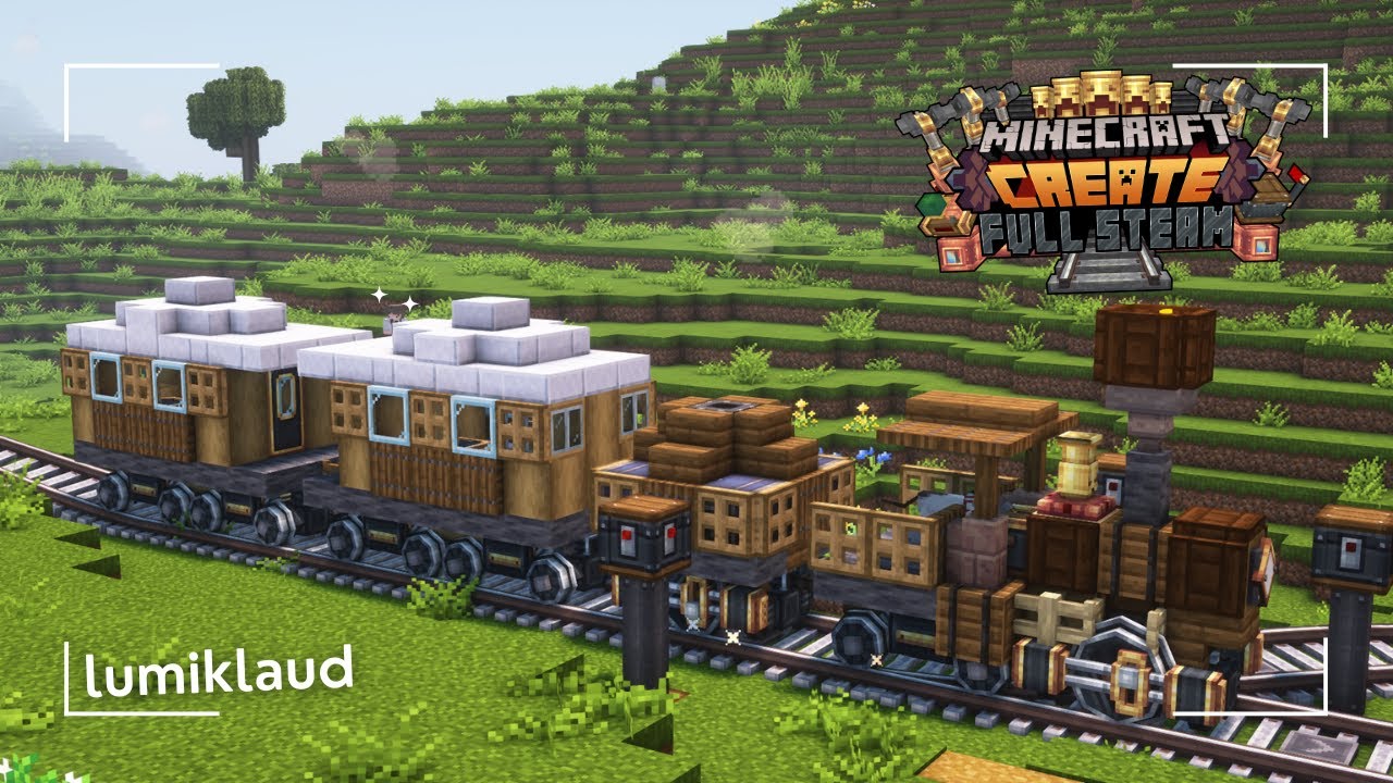 We have trains! :: Minecraft Create Mod [10] - YouTube