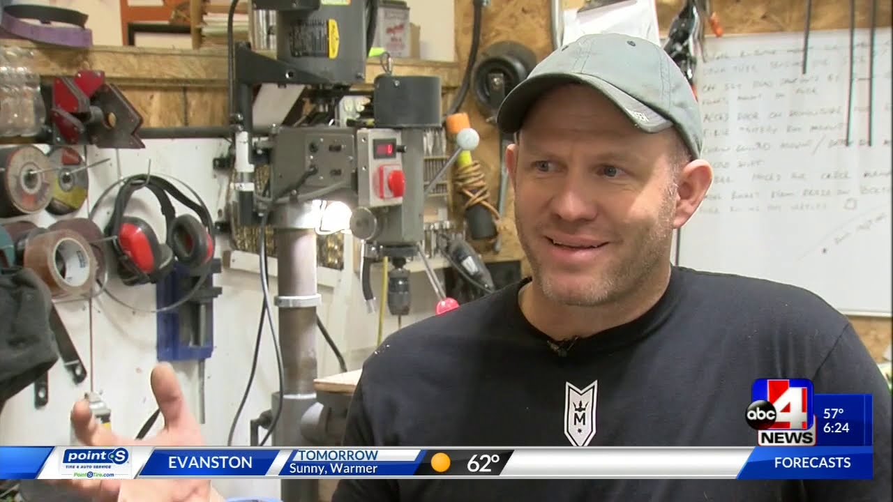 ABC NEWS with Wesley Ruff on the MADSEN Disability Chariot - YouTube