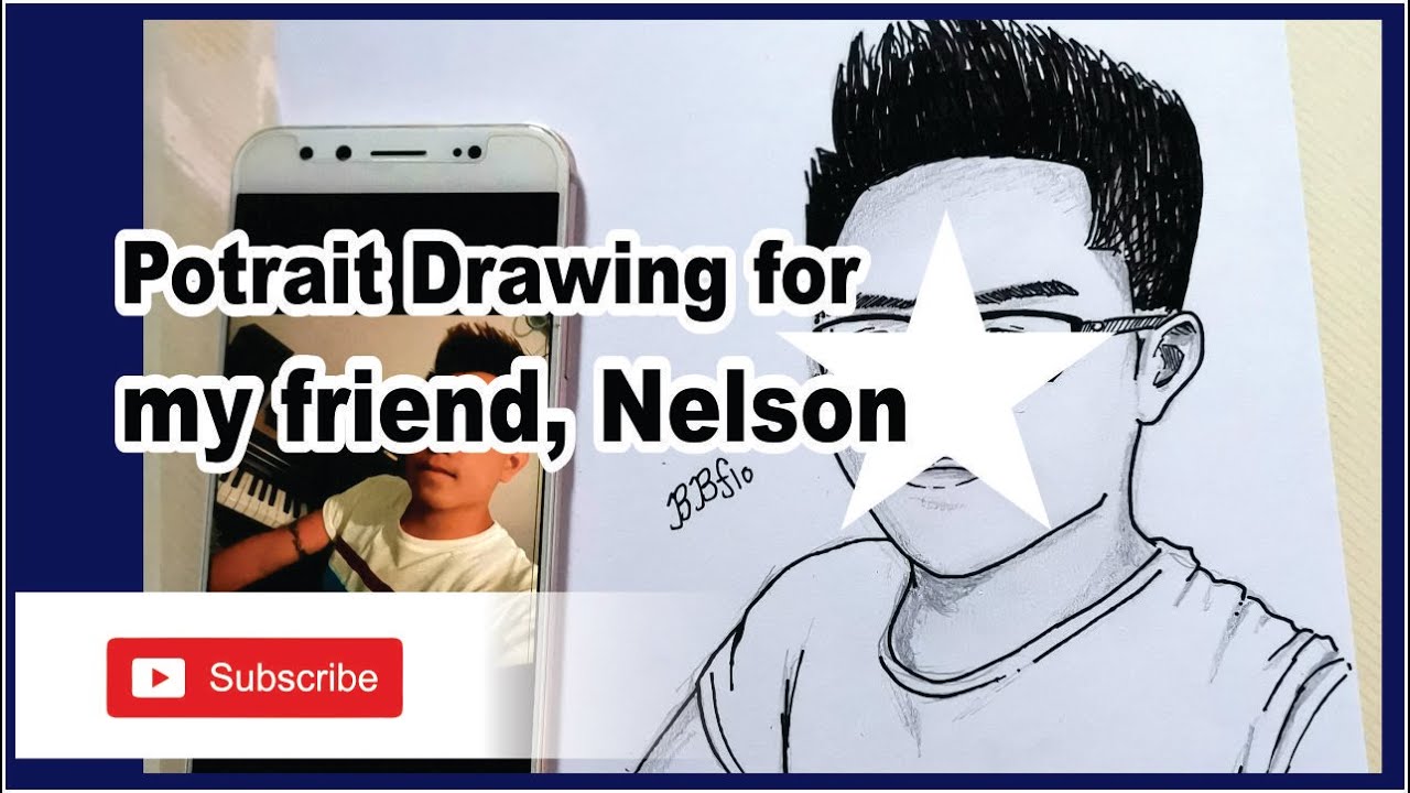 Illustration drawing for my friend, Nelson - BBflo - YouTube