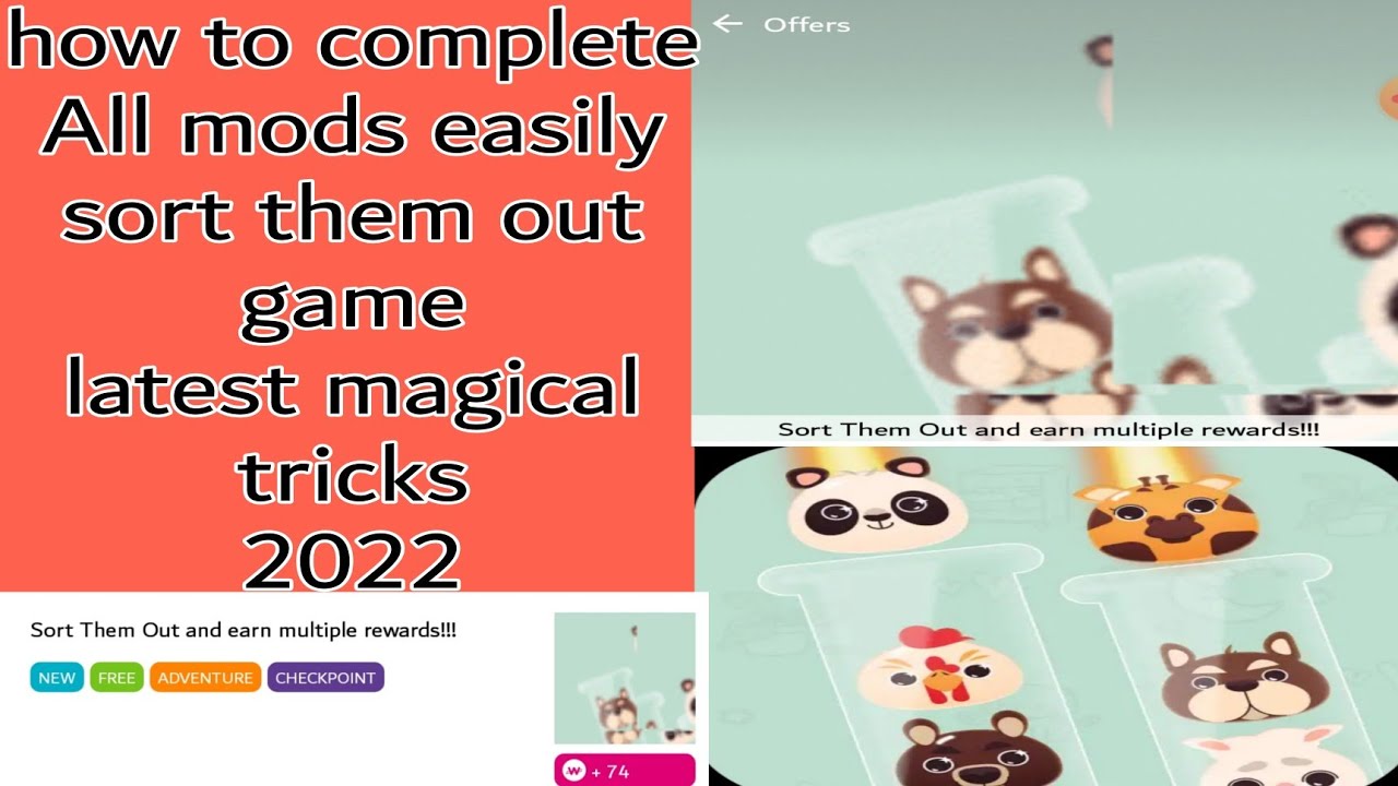 How to complete All mods sort them out game latest tricks 2022 - YouTube