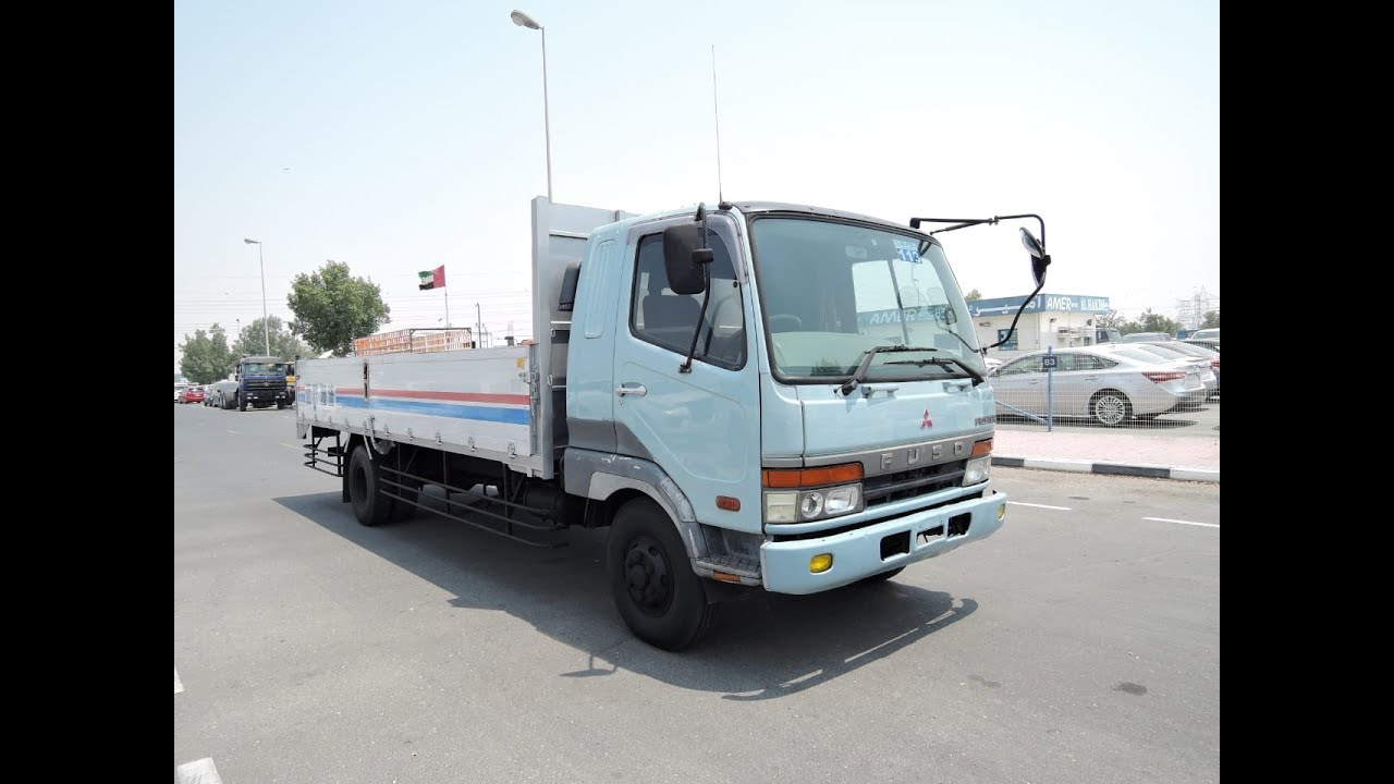 1995 model, Mitsubishi Fuso Fighter truck, 6D17 Engine - YouTube