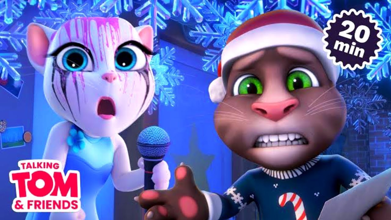Talking tom and friends season episode7 Talking Angela hank Becca tom ...