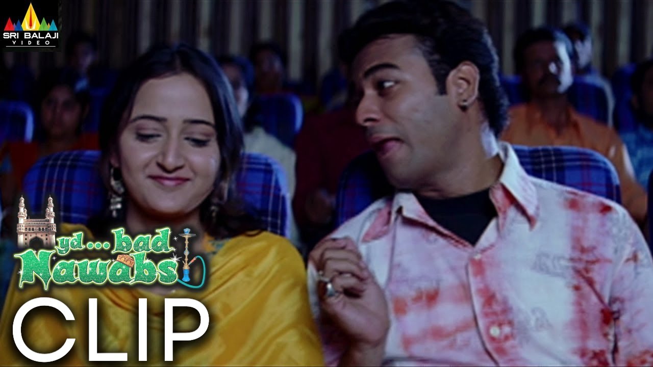 Hyderabad Nawabs Hindi Movie Aziz Naser With His Girl Friend In Theatre ...