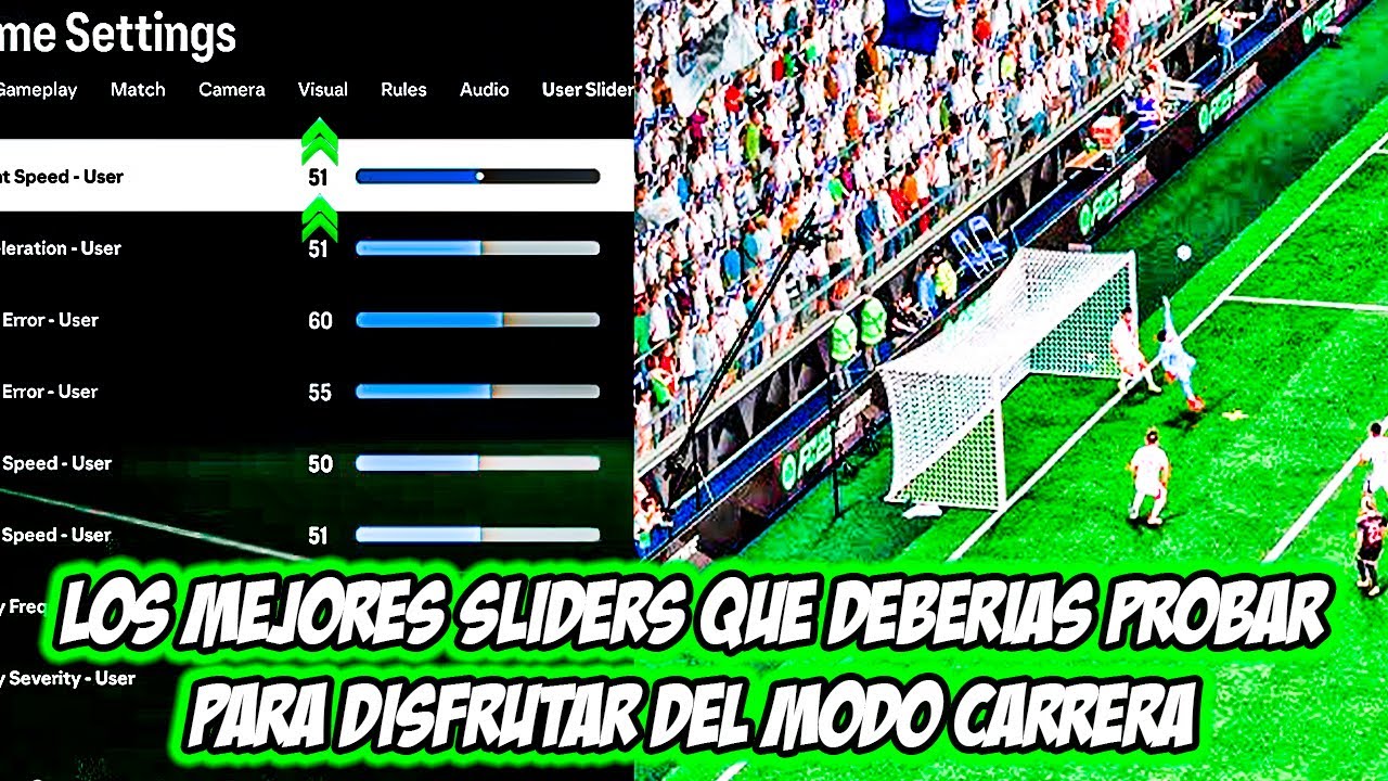 Los MEJORES SLIDERS Que DEBERÍAS PROBAR En EA FC 25 Para Disfrutar Del ...