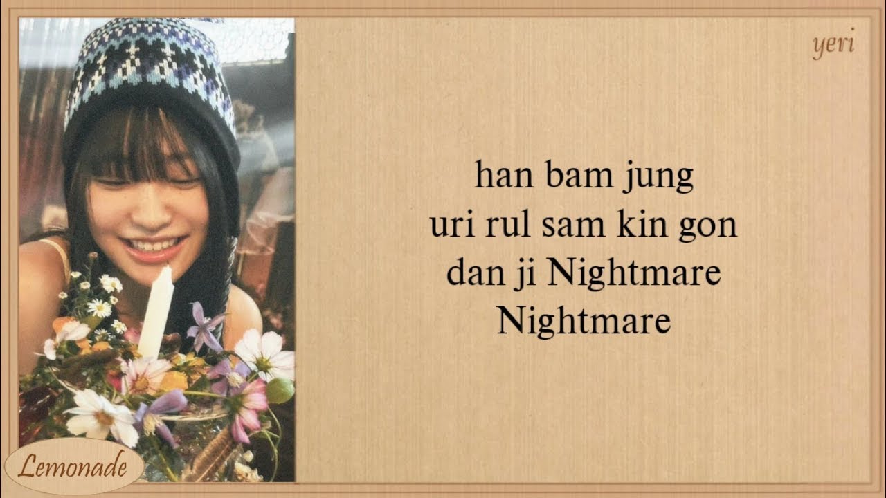 Red Velvet Nightmare Easy Lyrics | Lyrics Vibes - YouTube