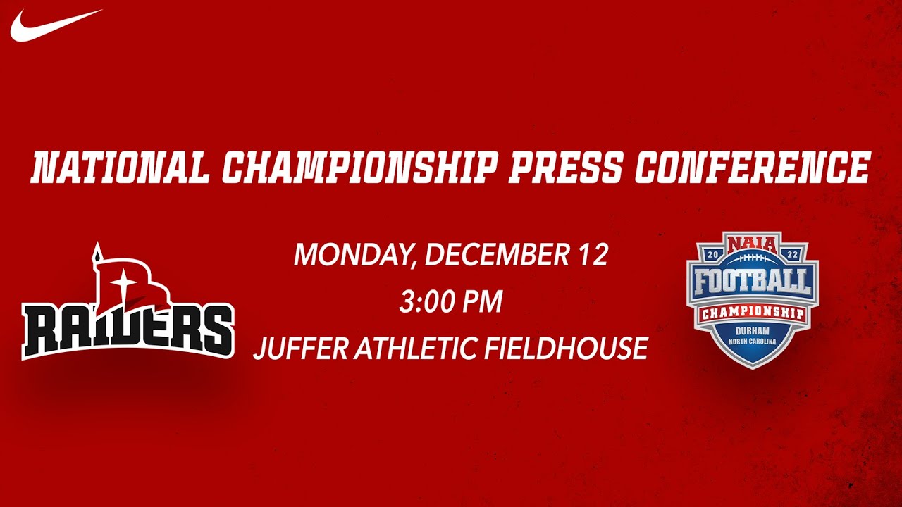 2022 NAIA Championship Pre-Game Press Conference - YouTube