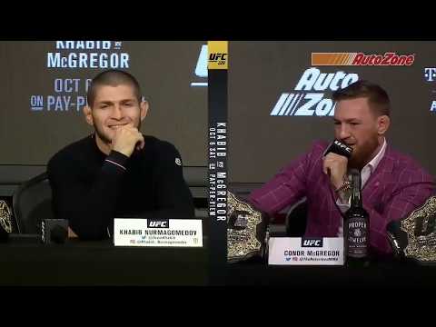 ( TÜRKÇE ALTYAZILI )Conor McGregor - Khabib Nurmagomedov New York Basın Toplantısı UFC 229