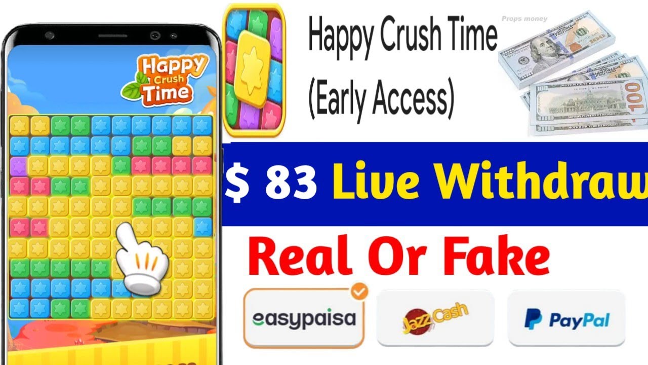 Happy Crush Time App Real Or Fake | Happy Crush Time Game Withdrawal ...