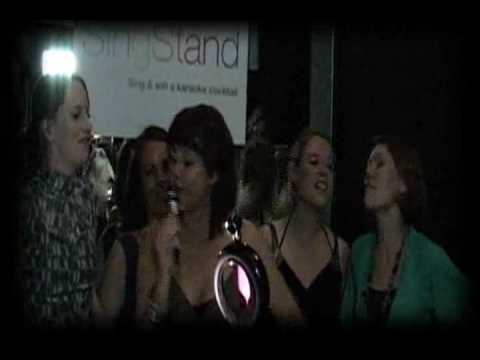 Sing & Win karaoke event (Memorex SingStand) - YouTube
